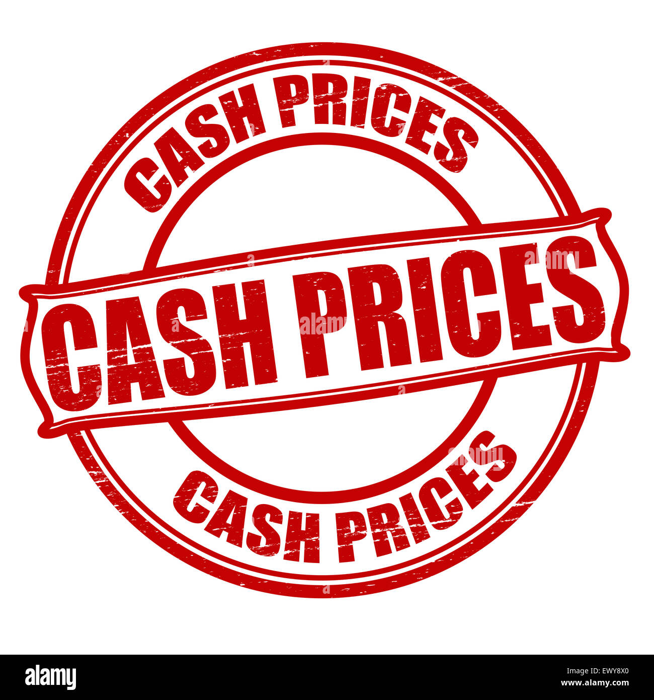 Stamp with text cash prices inside, illustration Stock Photo - Alamy