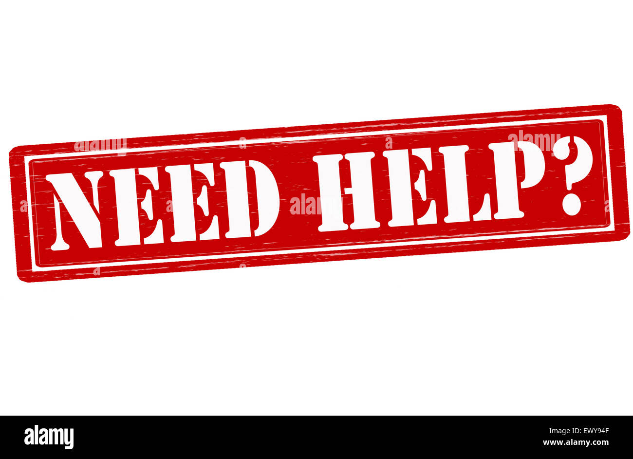 Stamp with text need help inside, illustration Stock Photo - Alamy