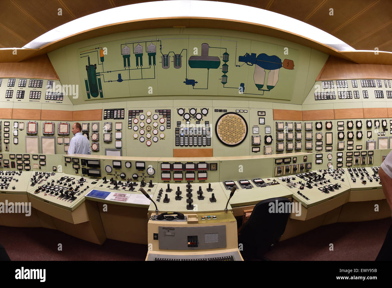 Nuclear plant control room hi-res stock photography and images - Alamy