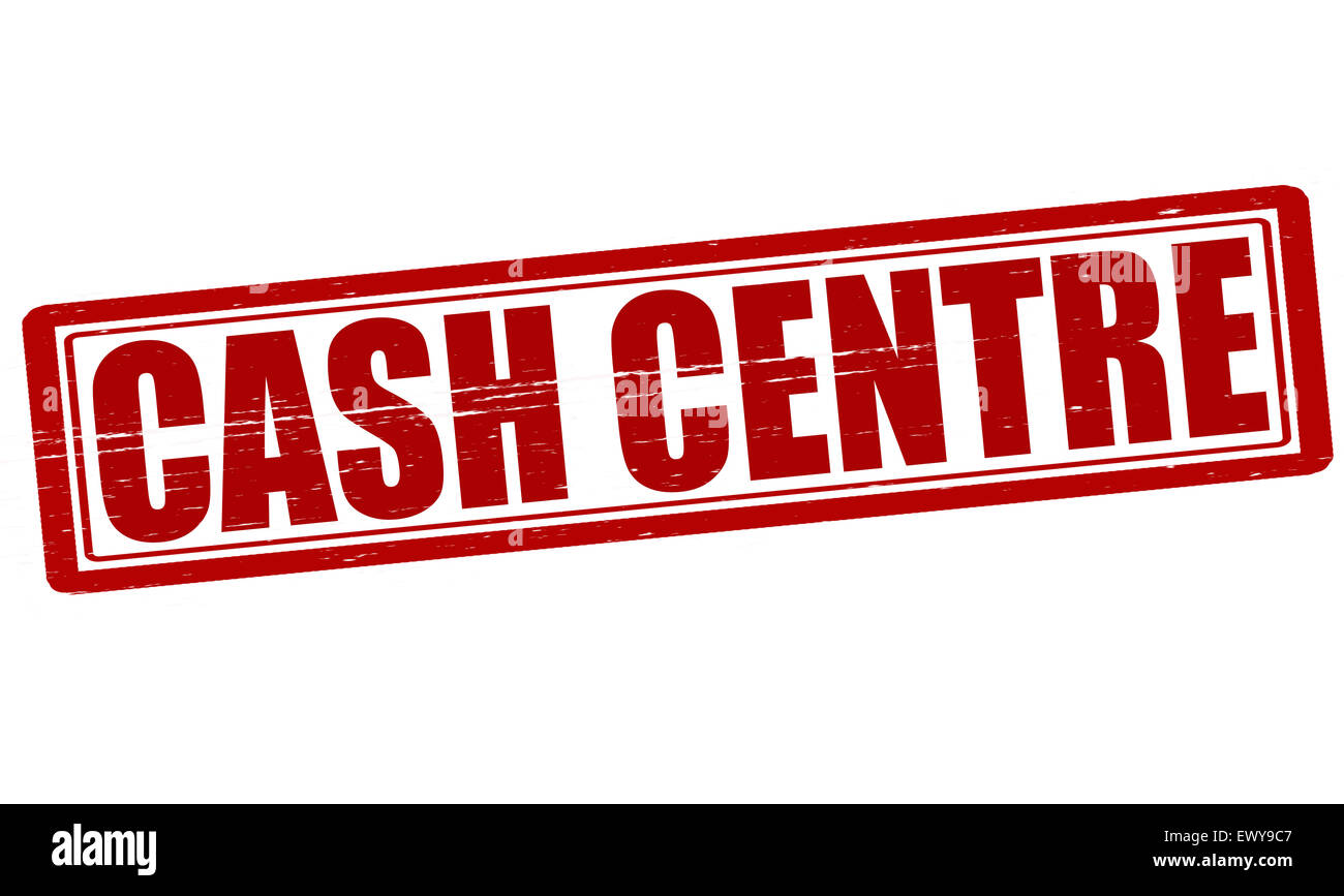 Stamp with text cash centre inside hi-res stock photography and images ...