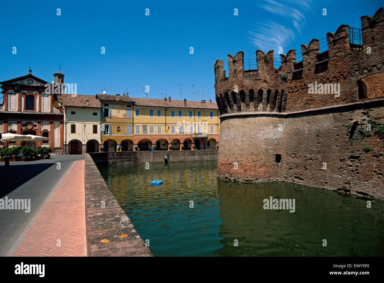 Italy, Emilia Romagna, Fontanellato, Rocca Sanvitale, Castle Stock ...