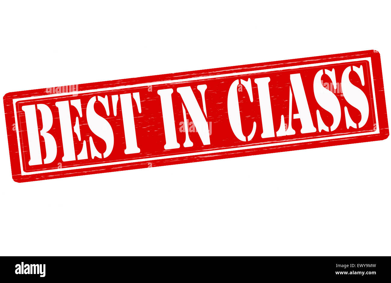 Stamp with text best in class inside, illustration Stock Photo - Alamy
