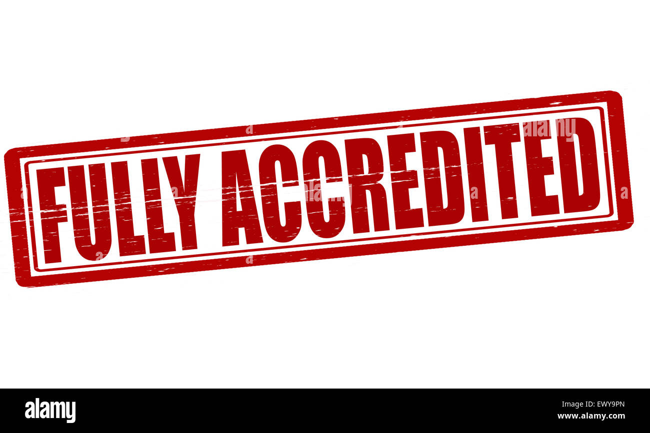 Accredited stamp rectangular sign hi-res stock photography and images ...