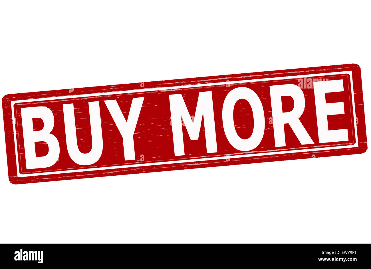 Stamp with text buy more inside, illustration Stock Photo - Alamy