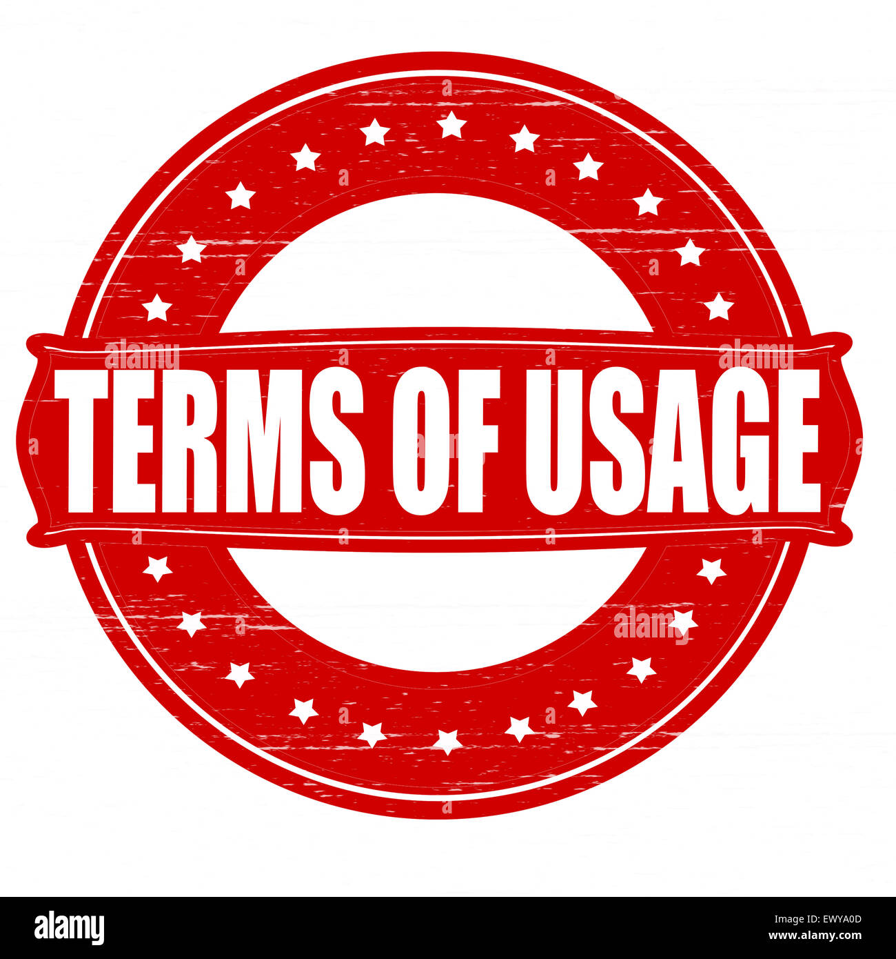 Stamp with text terms of usage inside, illustration Stock Photo - Alamy