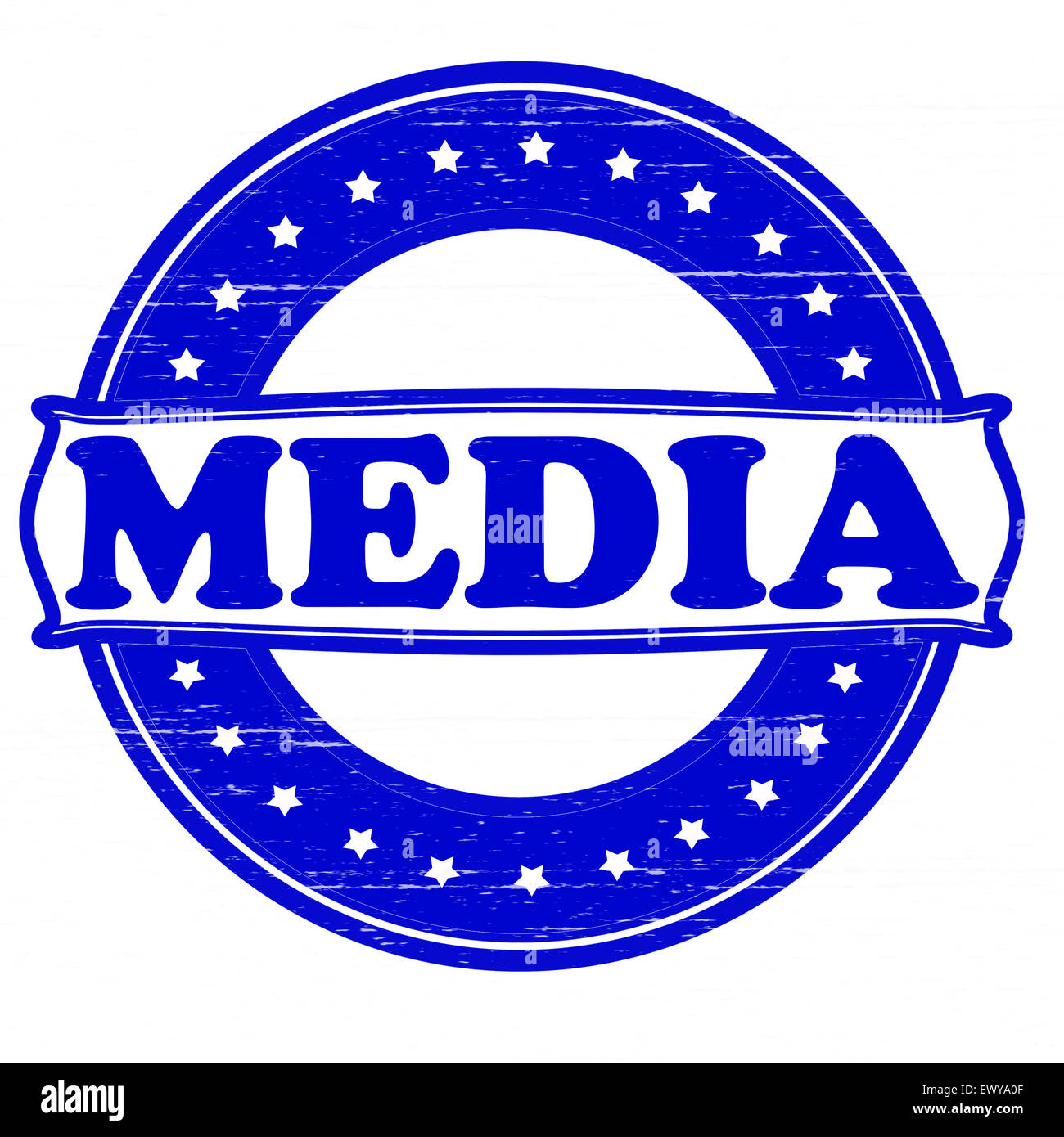 Stamp with word media inside hi-res stock photography and images - Alamy