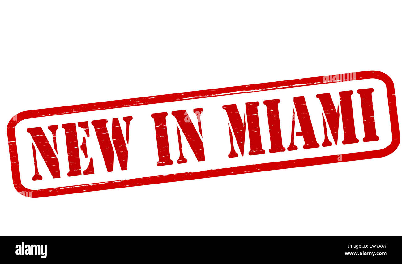 Miami stamp hi-res stock photography and images - Alamy