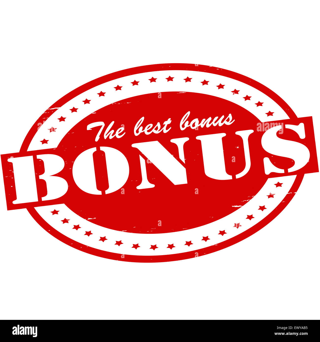 Stamp with word bonus inside, illustration Stock Photo - Alamy