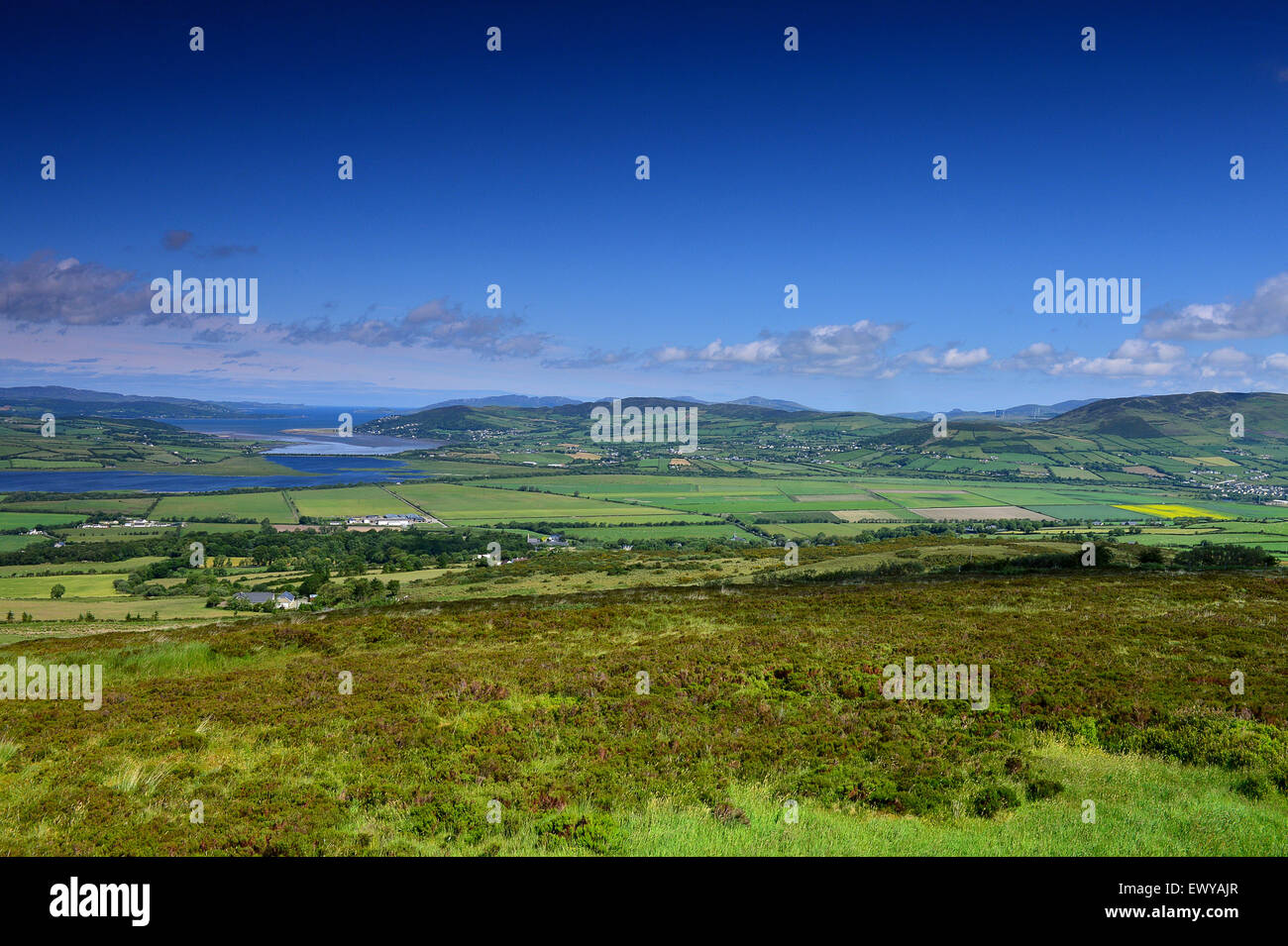 The Inishowen Peninsula and Lough Swilly, Donegal, Ireland Stock Photo ...