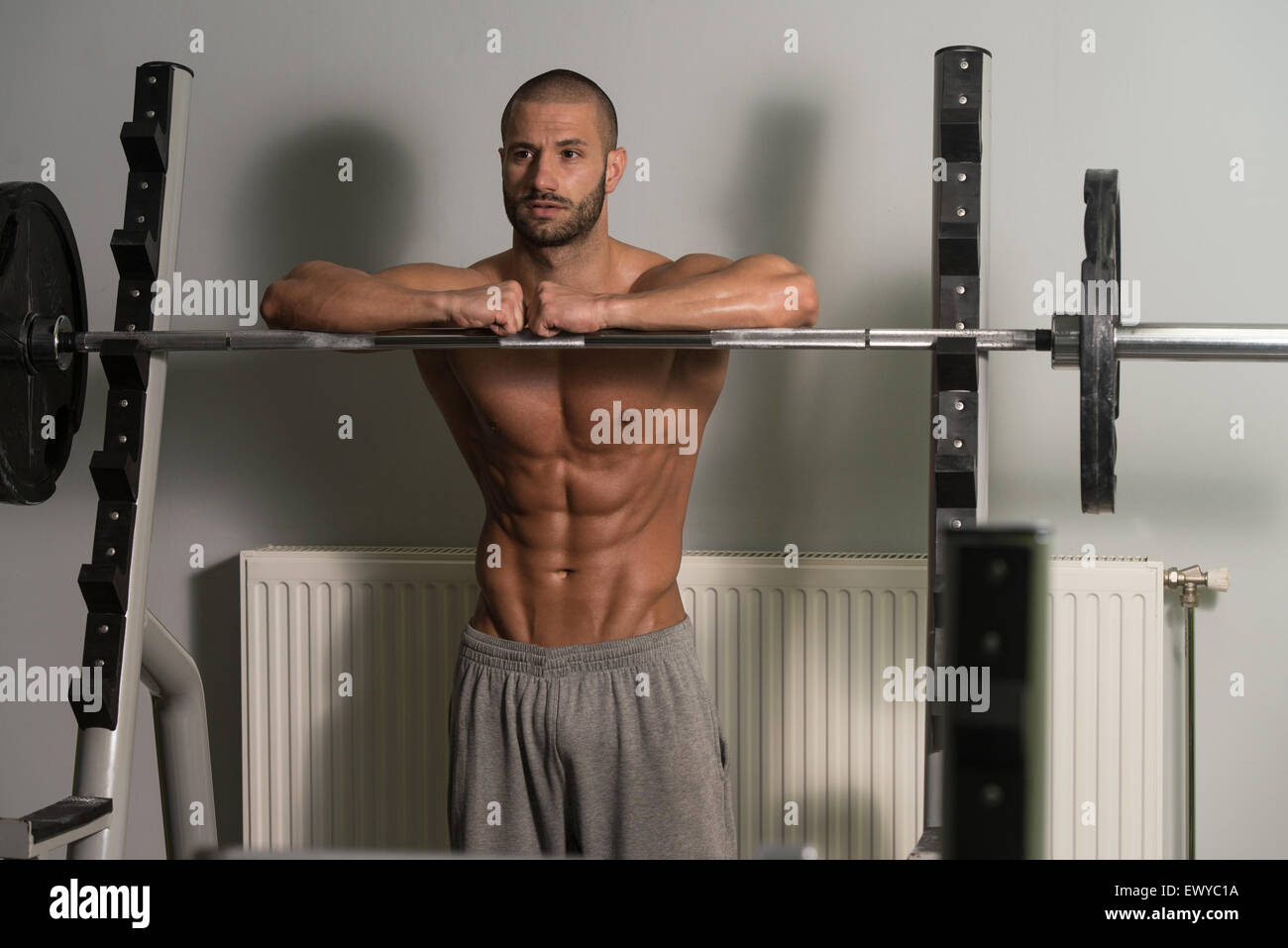 Good Looking And Attractive Young Man With Muscular Body Relaxing In ...