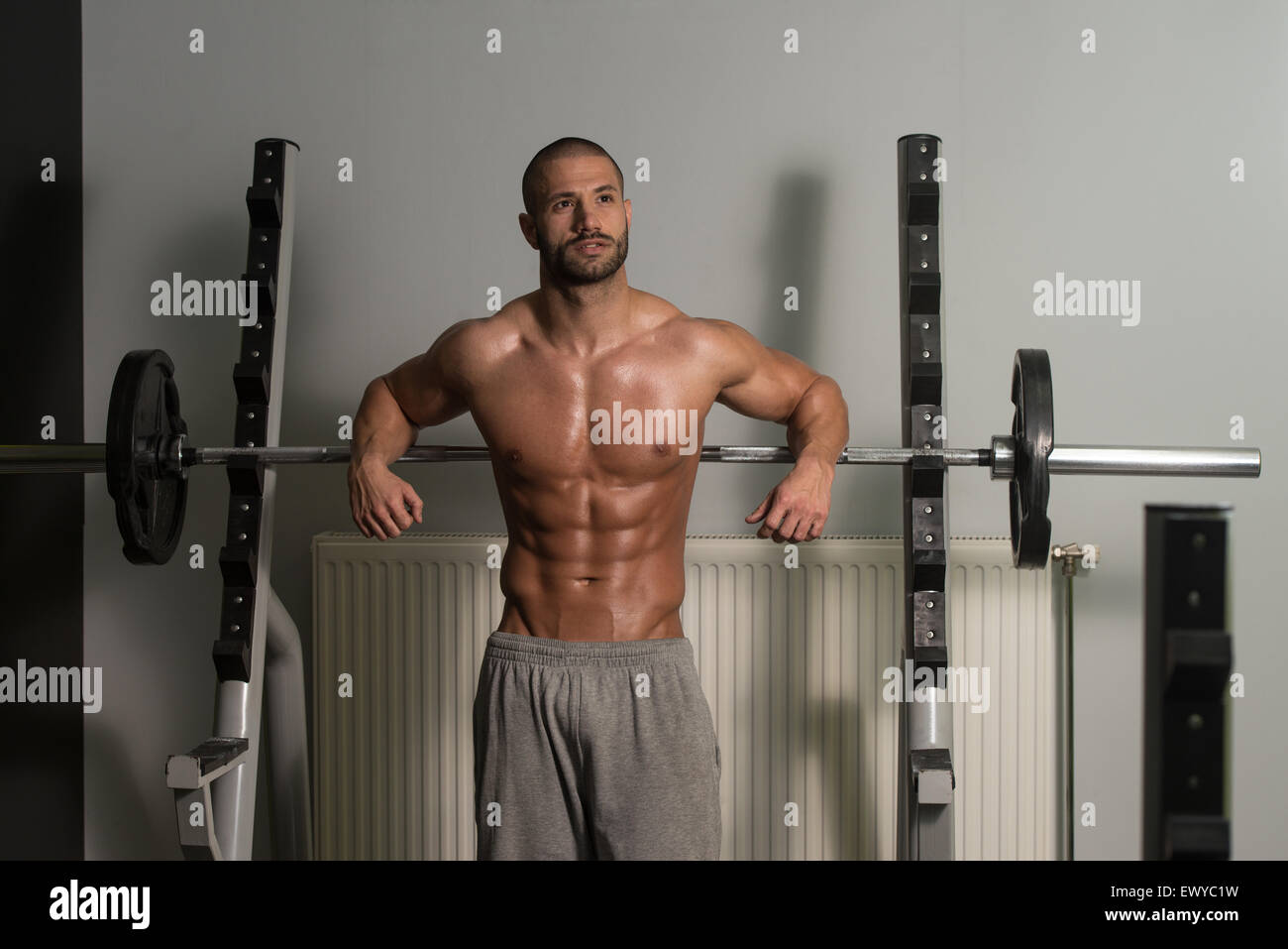 Good Looking And Attractive Young Man With Muscular Body Relaxing In ...