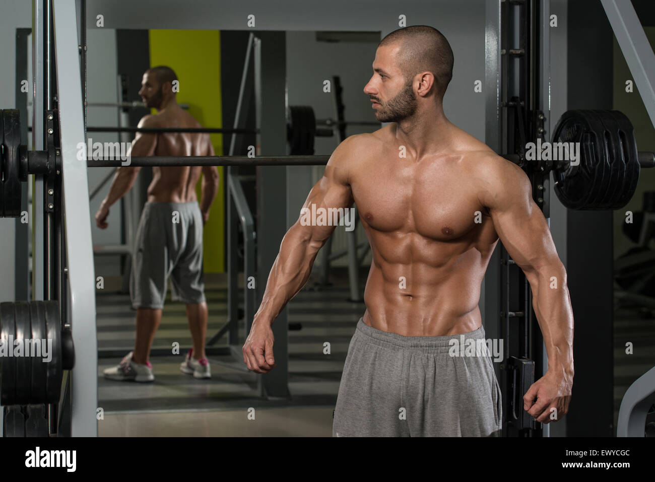 Good Looking And Attractive Young Man With Muscular Body Relaxing In ...