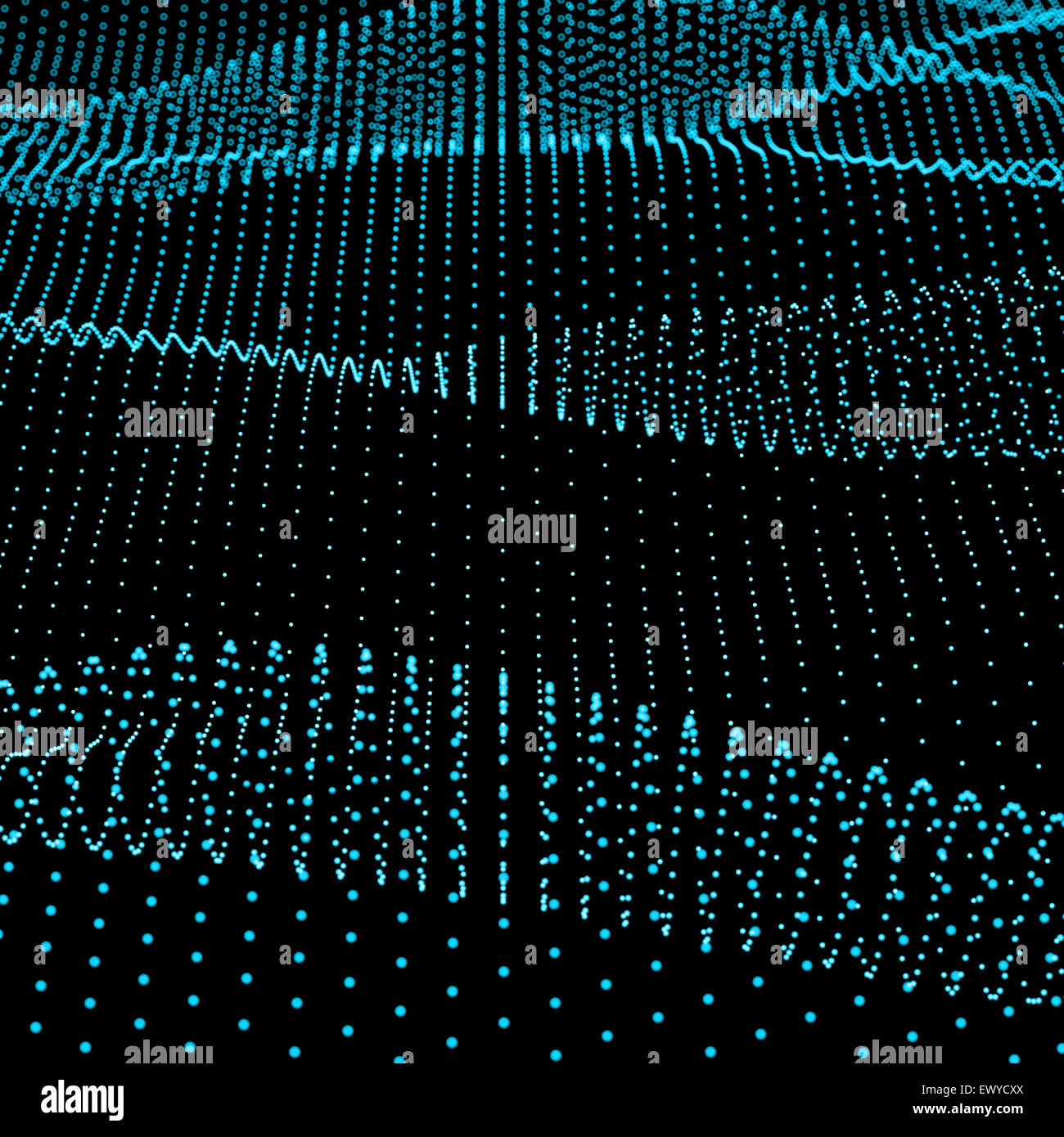 Abstract bokeh dots waves Stock Photo - Alamy