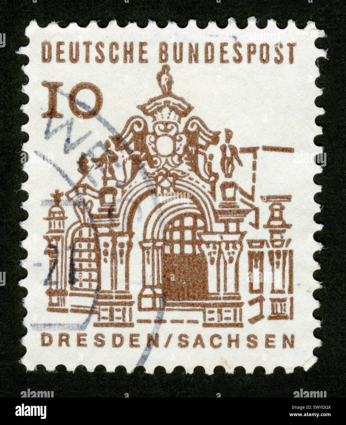 Dresden stamp germany hi-res stock photography and images - Alamy