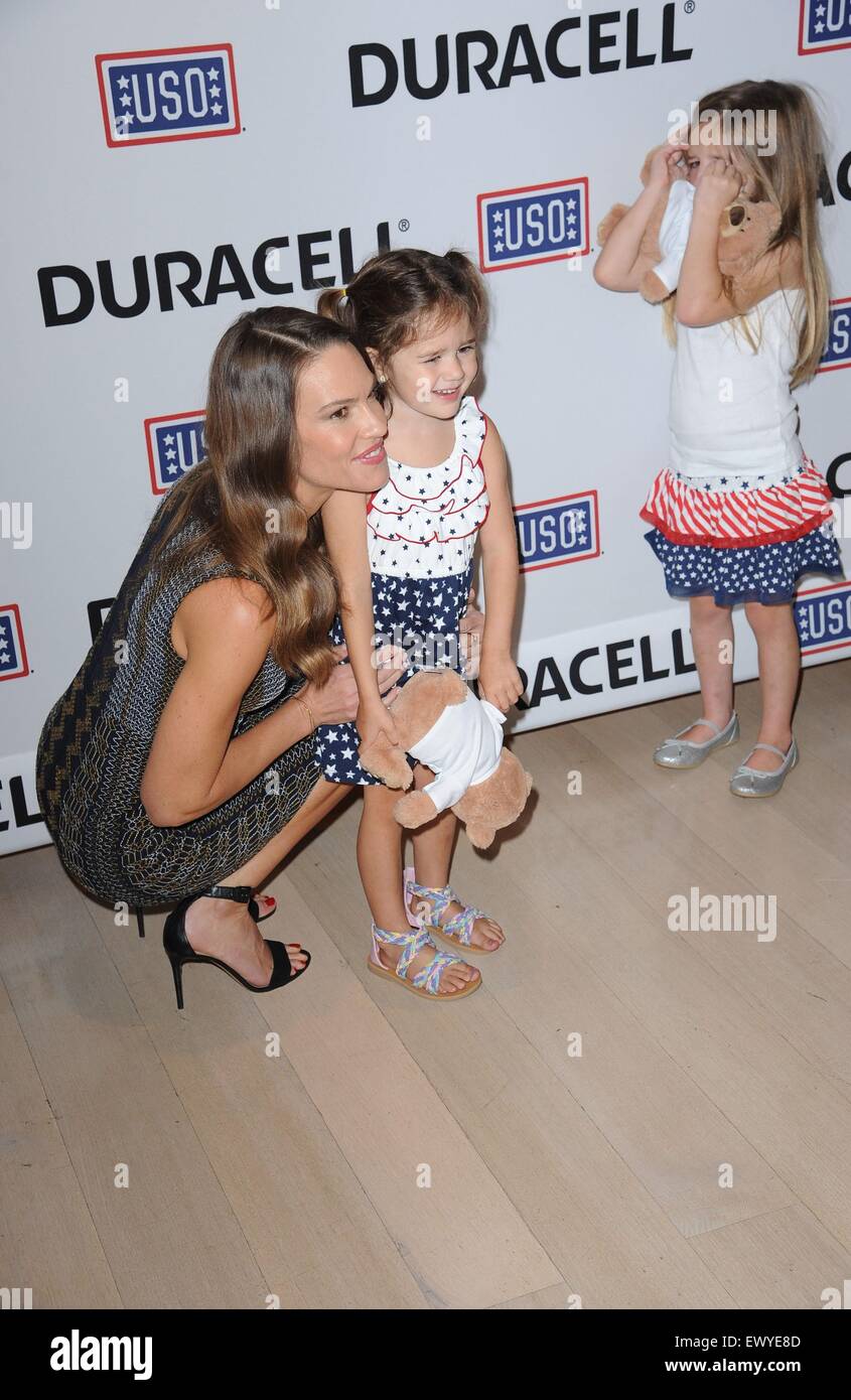 New York, NY, USA. 2nd July, 2015. Hillary Swank, Mackenzie Nilson ...