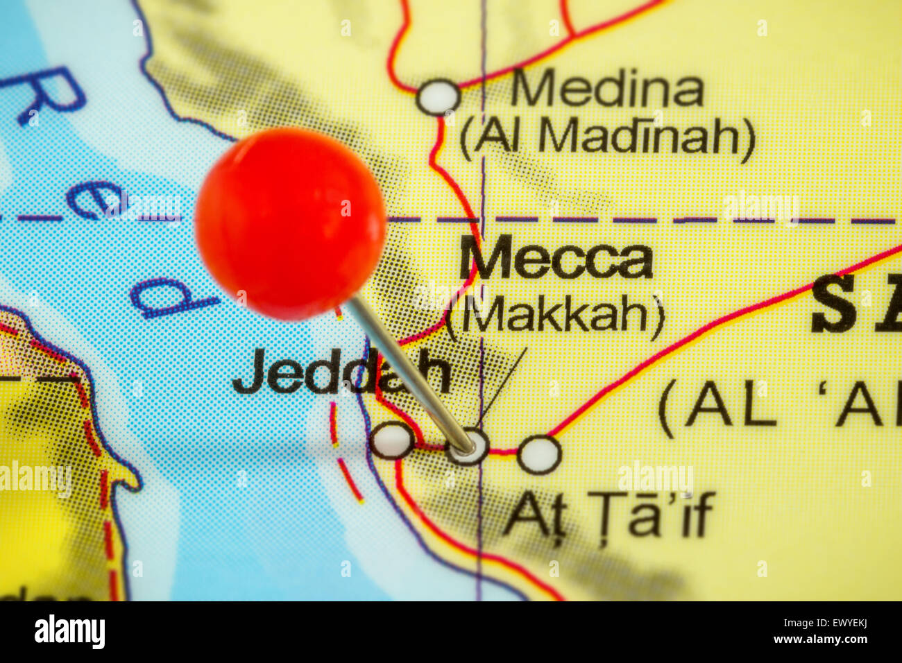 Map of mecca hi-res stock photography and images - Alamy