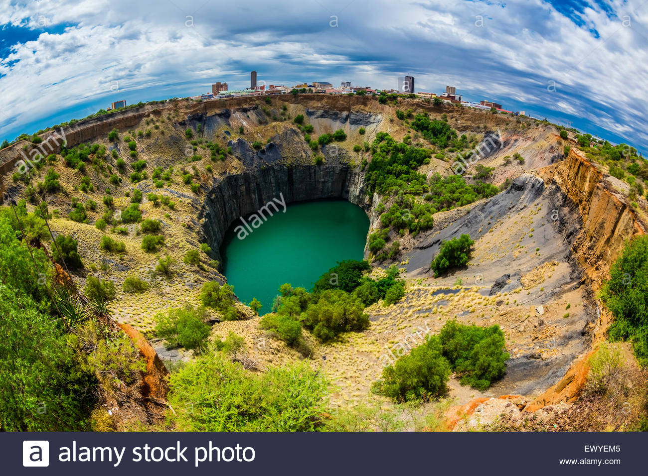 Kimberley Diamond Mine South Africa High Resolution Stock Photography ...