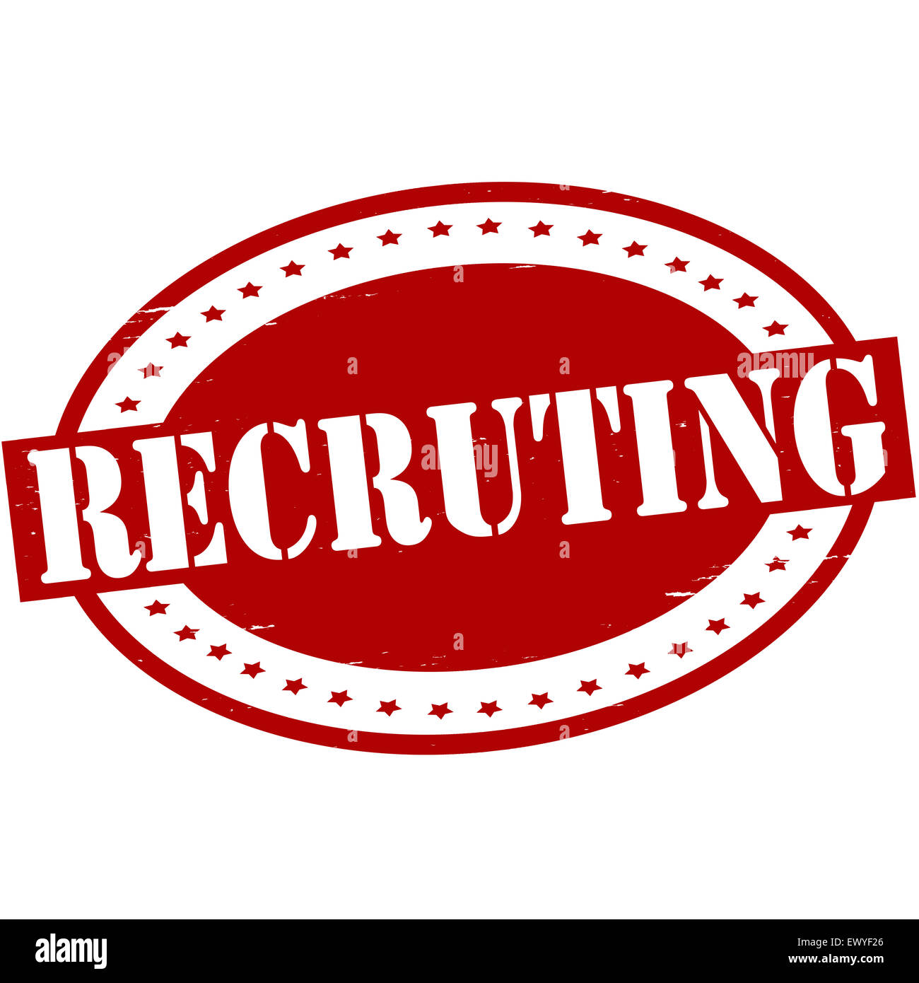 Recruitment sign stamp symbol hi-res stock photography and images - Alamy