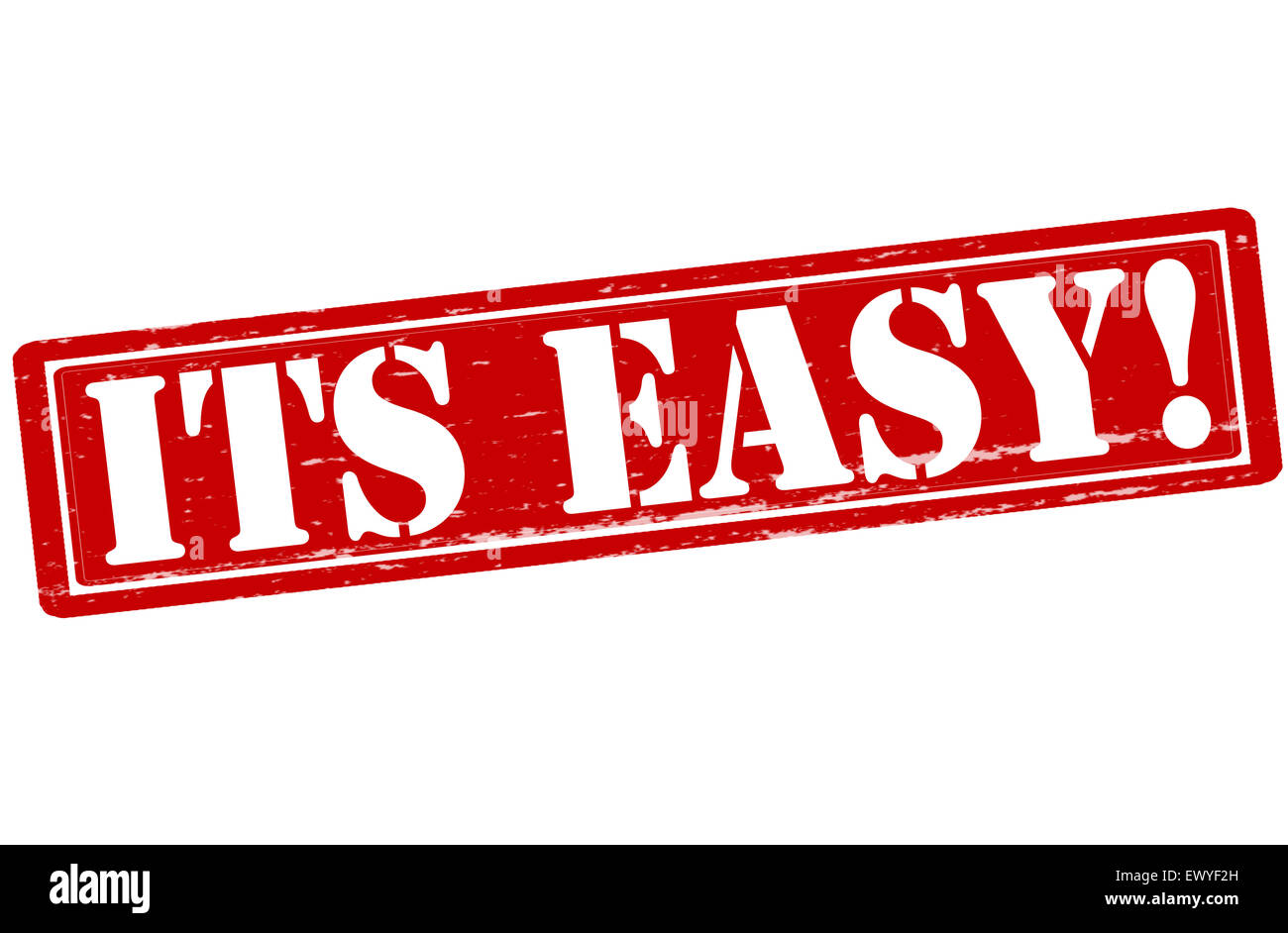 Stamp with text its simple inside hi-res stock photography and images ...