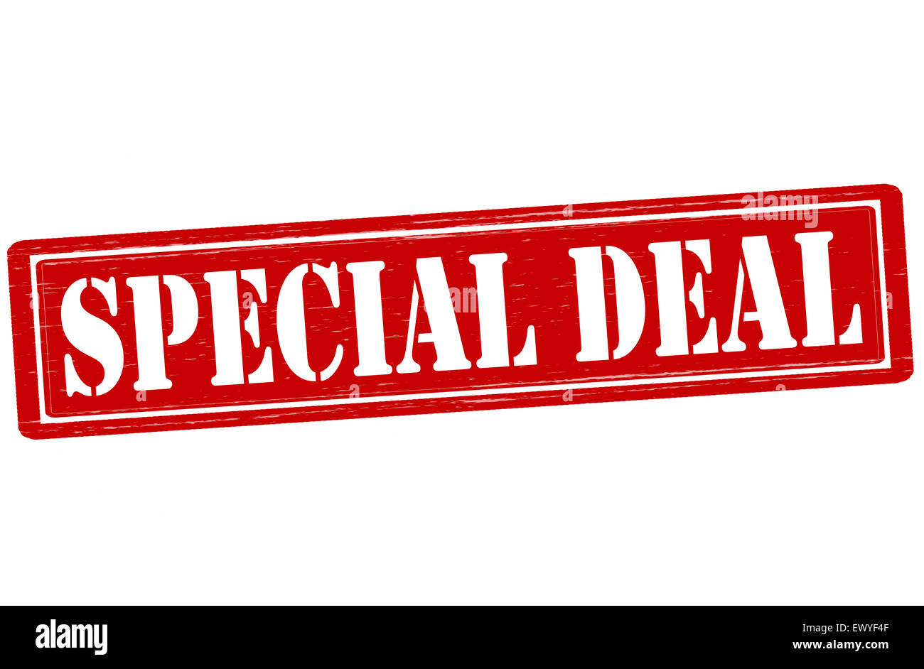 Stamp with text special deals inside, illustration Stock Photo - Alamy