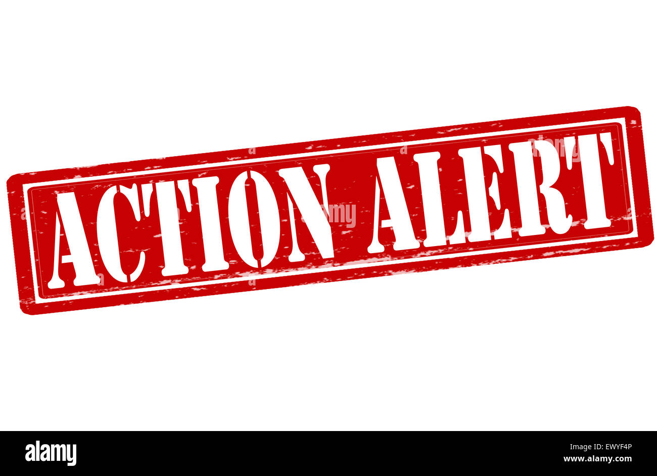 Stamp with text action allert inside hi-res stock photography and ...