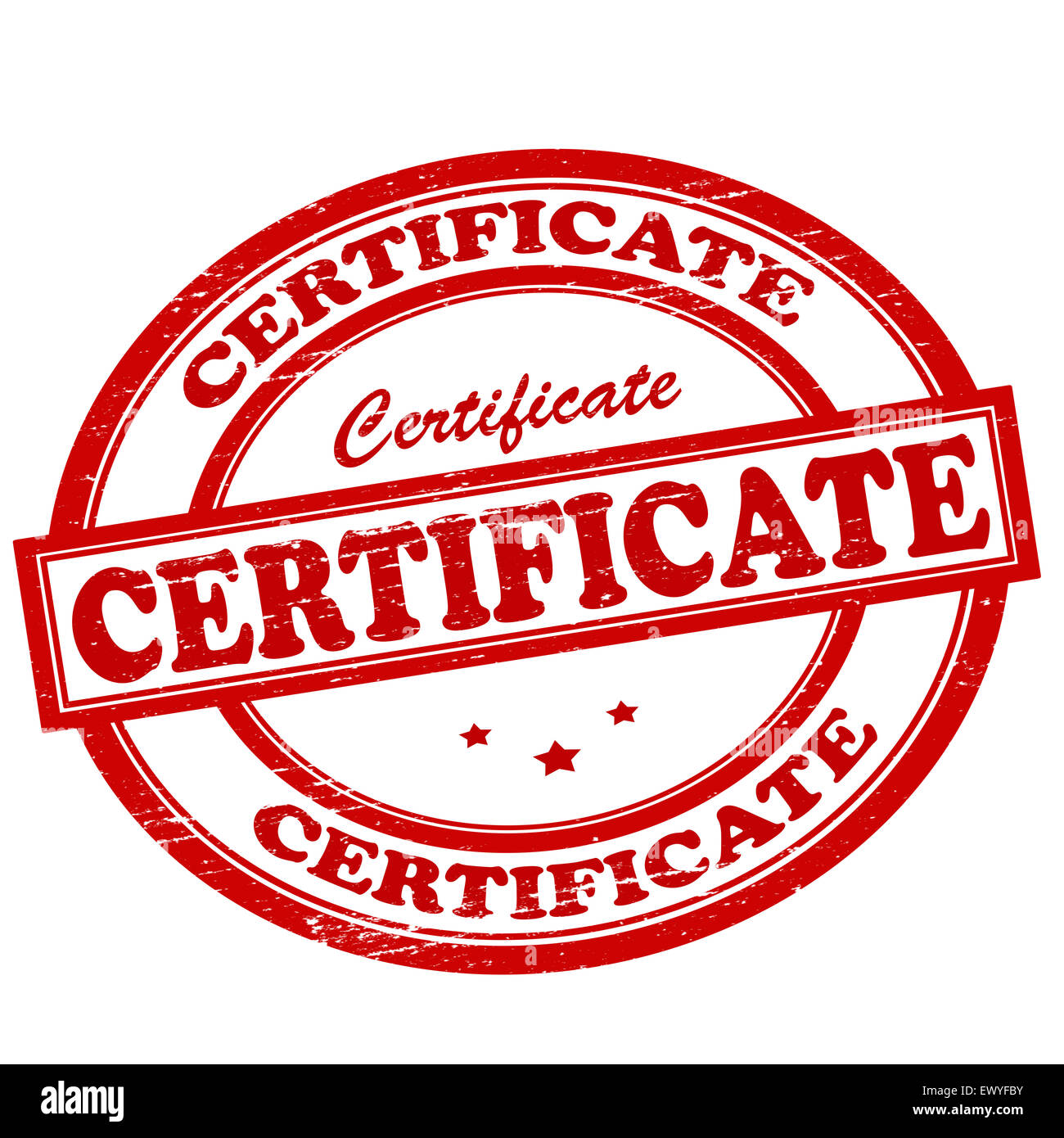 Certificate stamp hi-res stock photography and images - Alamy