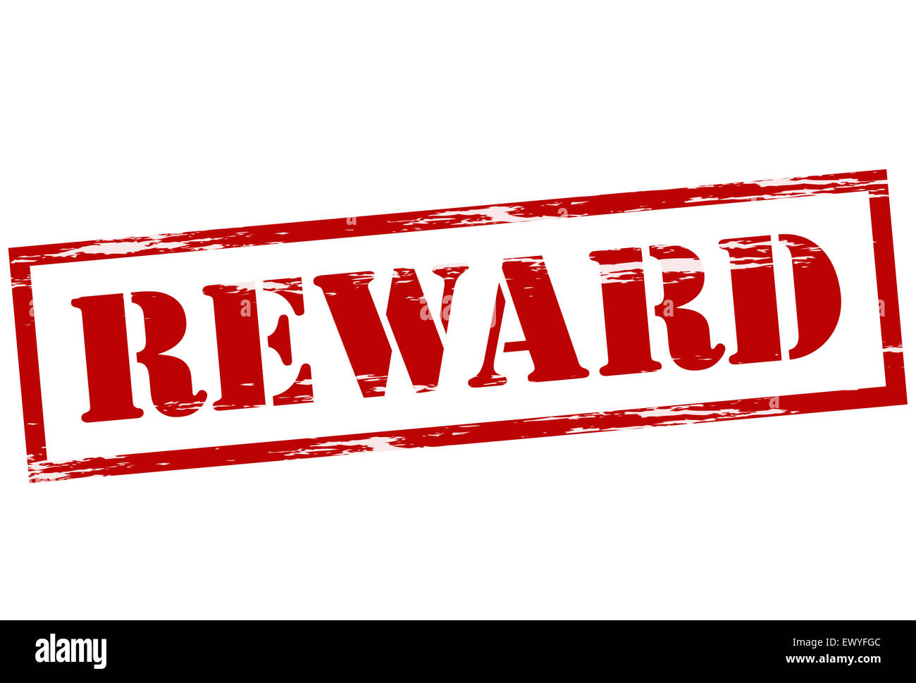 Stamp with word reward inside, illustration Stock Photo - Alamy