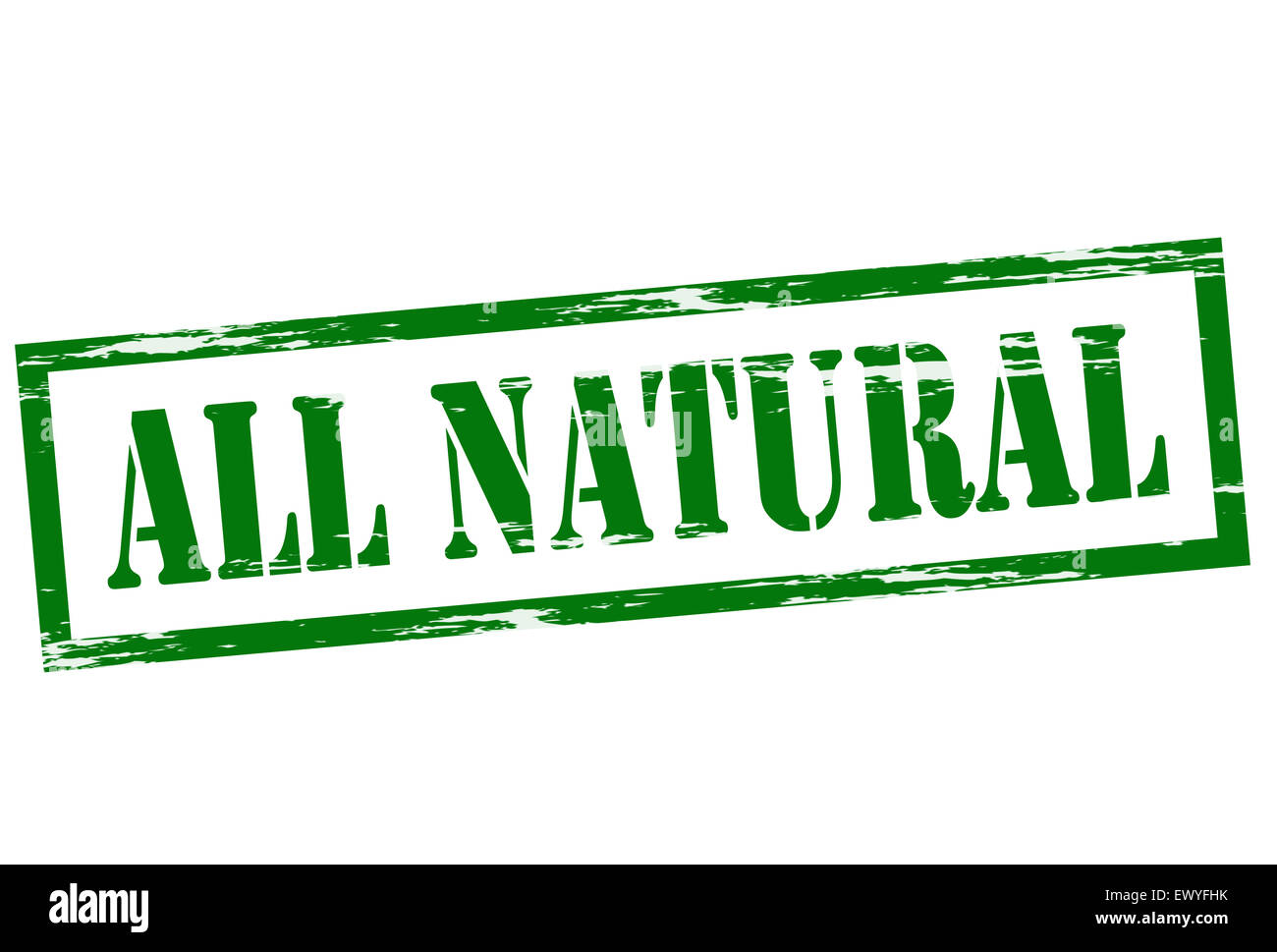 Stamp with text all natural inside, illustration Stock Photo - Alamy