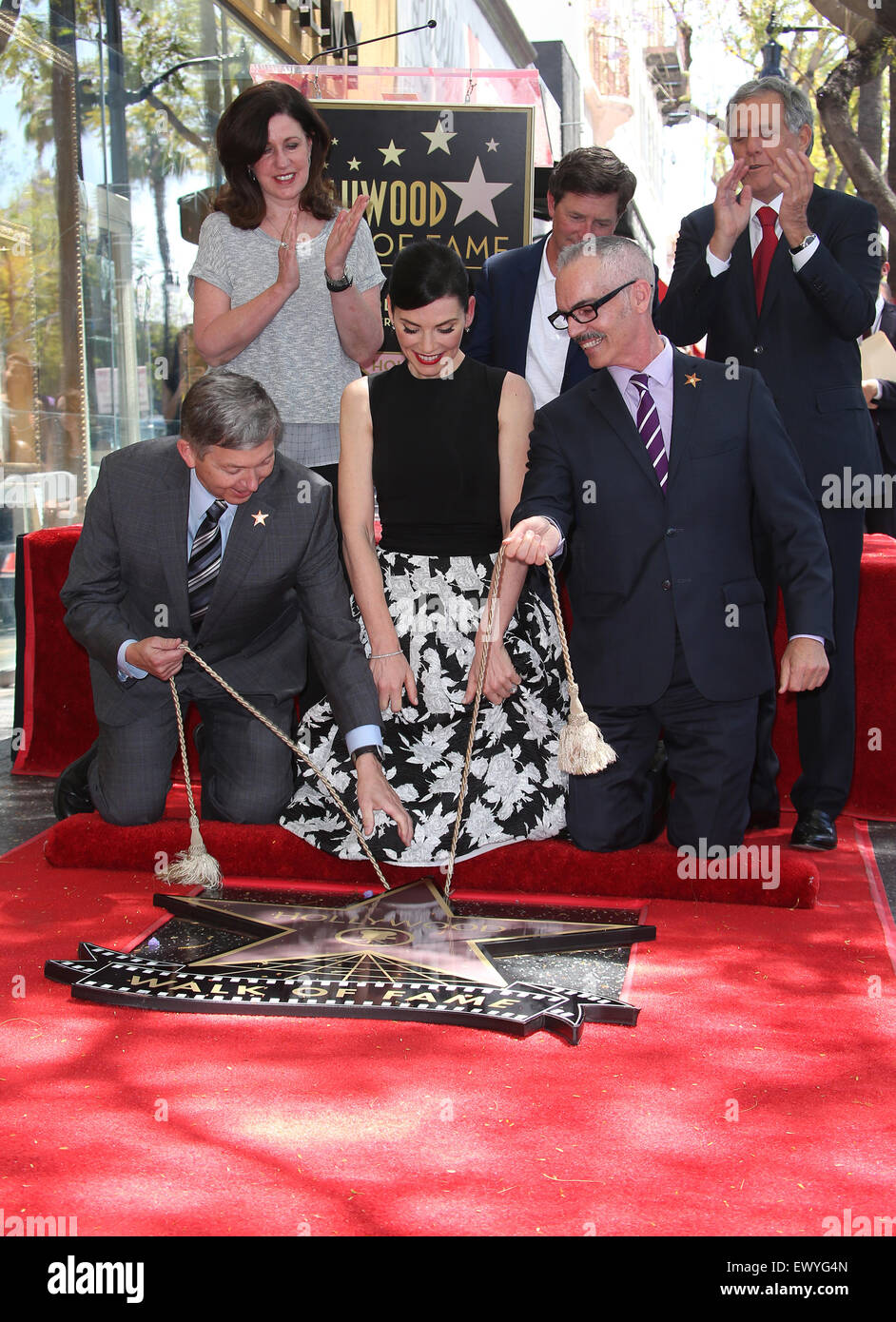 Julianna margulies and leslie moonves hi-res stock photography and ...