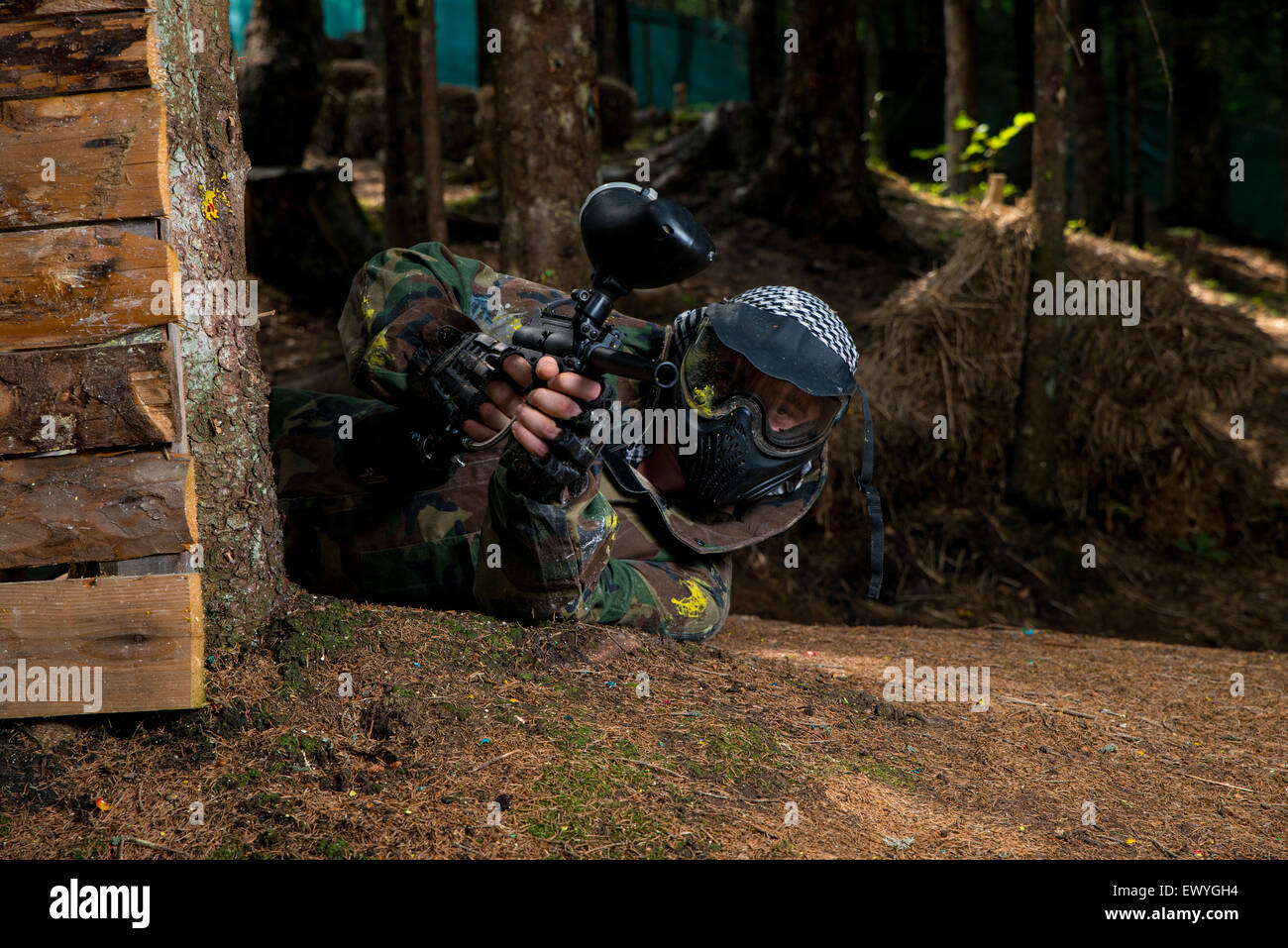 Paintballer hi-res stock photography and images - Alamy