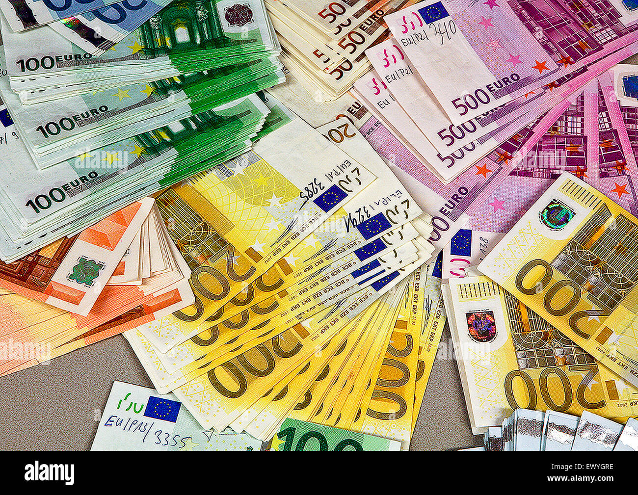 Europol counterfeit money raid hi-res stock photography and images - Alamy