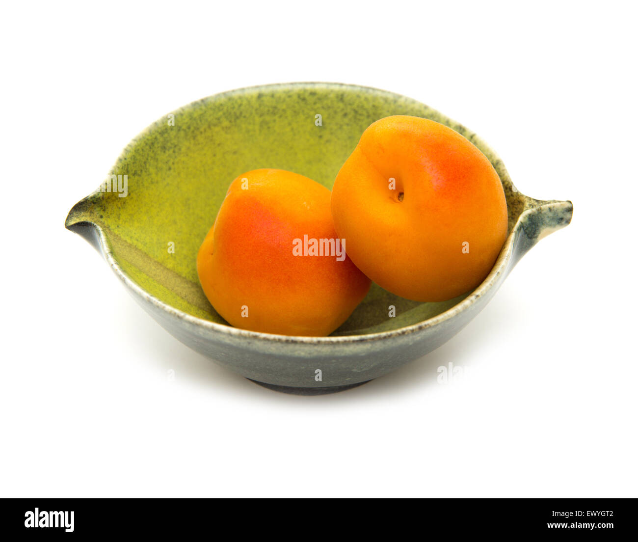 soft ripe apricots isolated on white background Stock Photo - Alamy