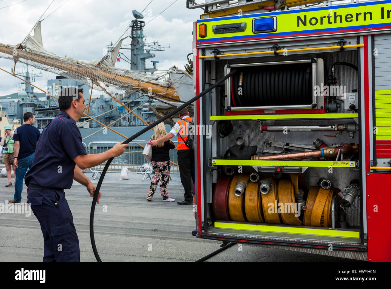 Belfast, Northern Ireland, UK. 2nd July 2015. Northern Ireland Fire ...