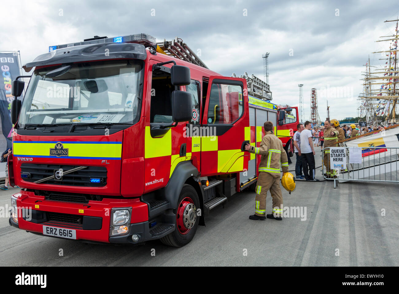 Belfast, Northern Ireland, UK. 2nd July 2015. Northern Ireland Fire ...