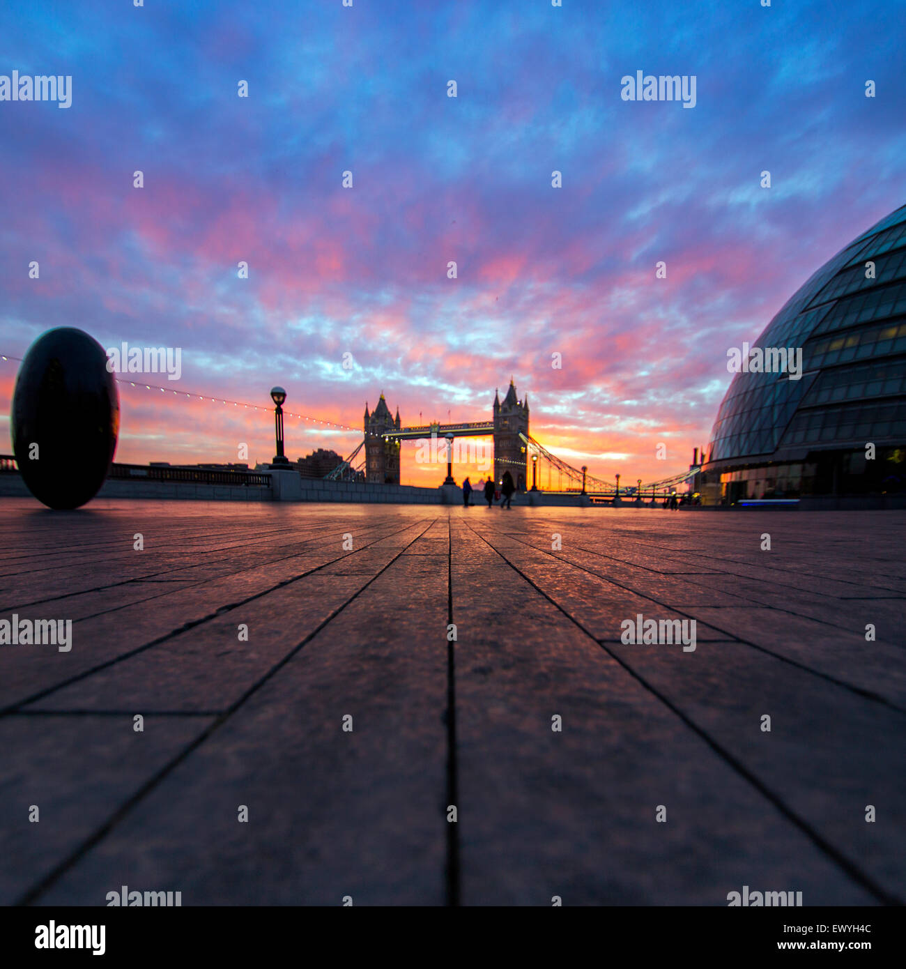 Tower Bridge at dawn, London, UK Stock Photo - Alamy
