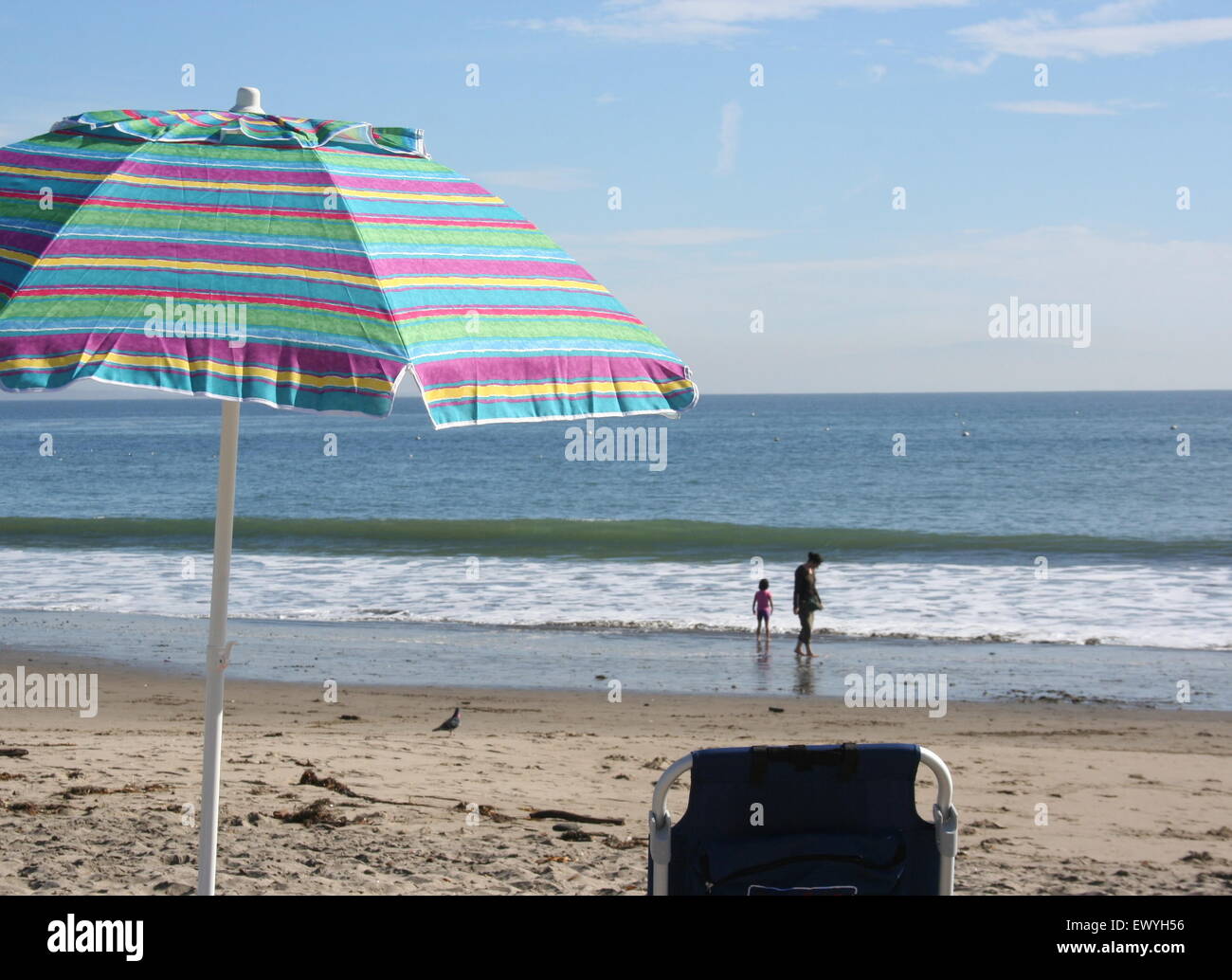 Brolly sunny summer chair hi-res stock photography and images - Alamy
