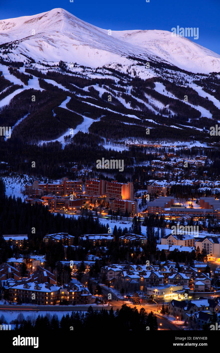 Ski slopes, Breckenridge, Colorado, USA Stock Photo - Alamy