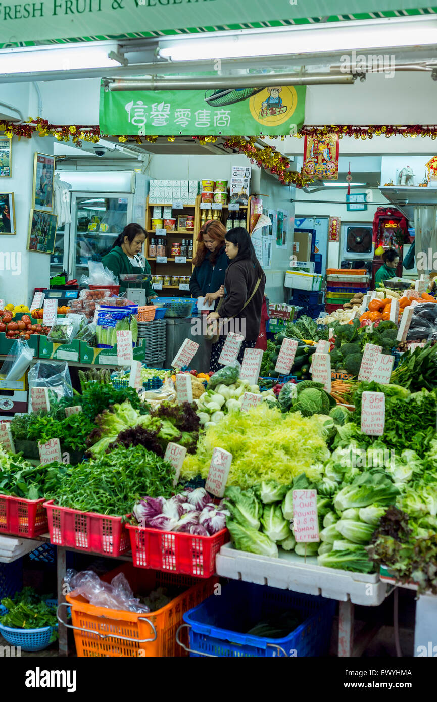 Graham Street Market, Central, Hong-Kong Stock Photo - Alamy
