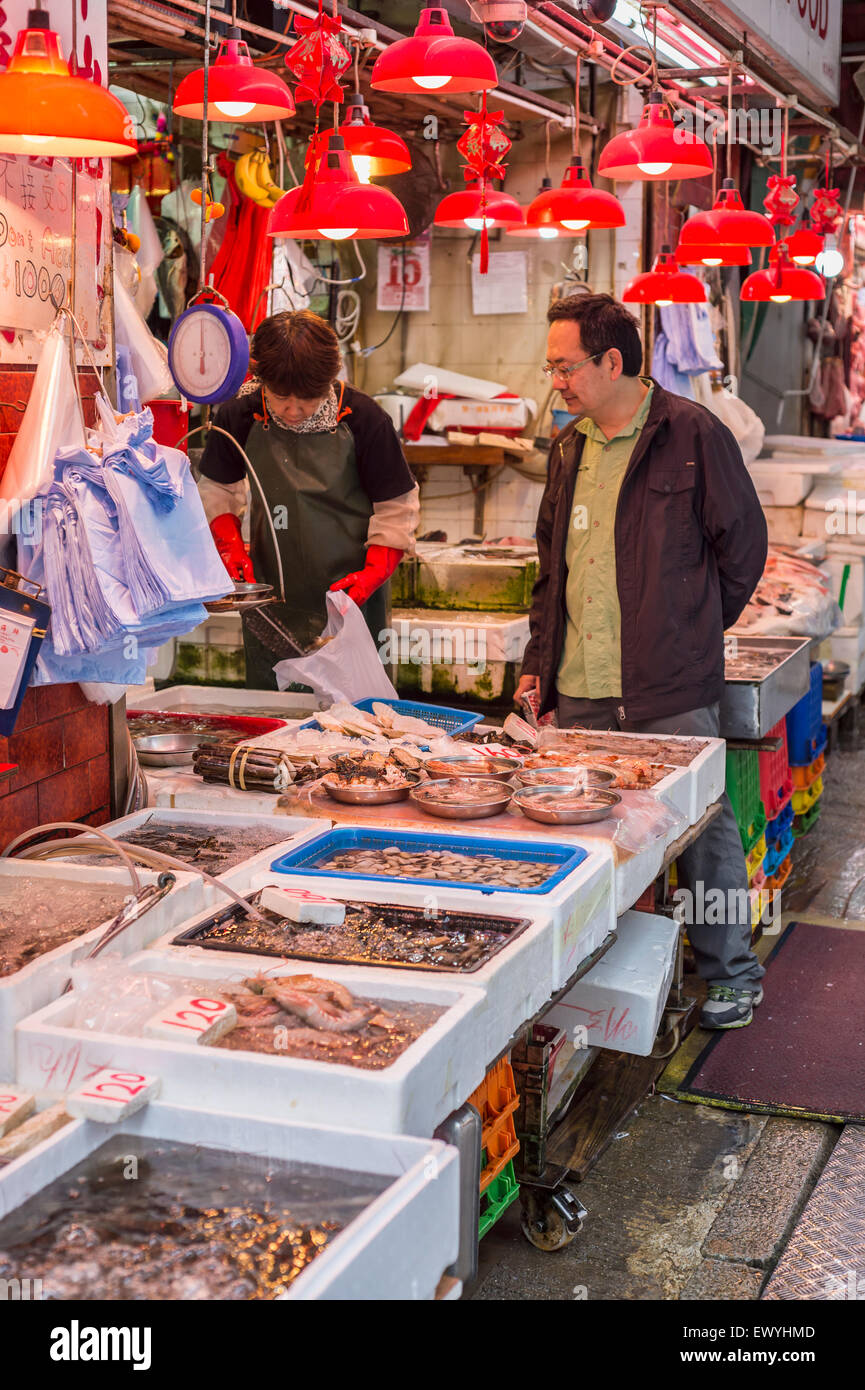 Graham Street Market, Central, Hong-Kong Stock Photo - Alamy