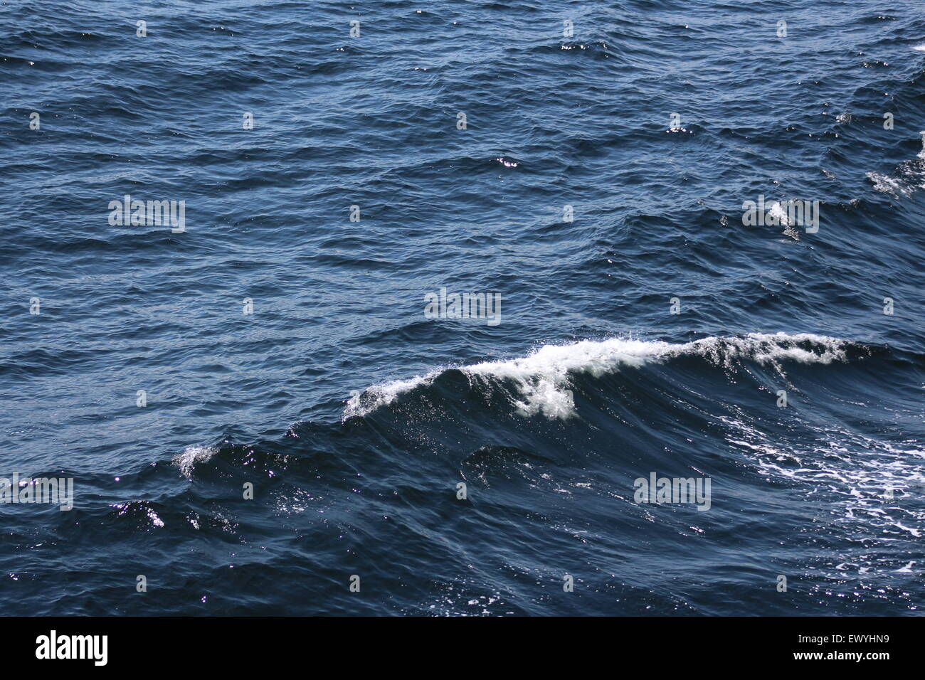 Canadian Coastline blue water and mountain coastline. Beautiful scenery ...