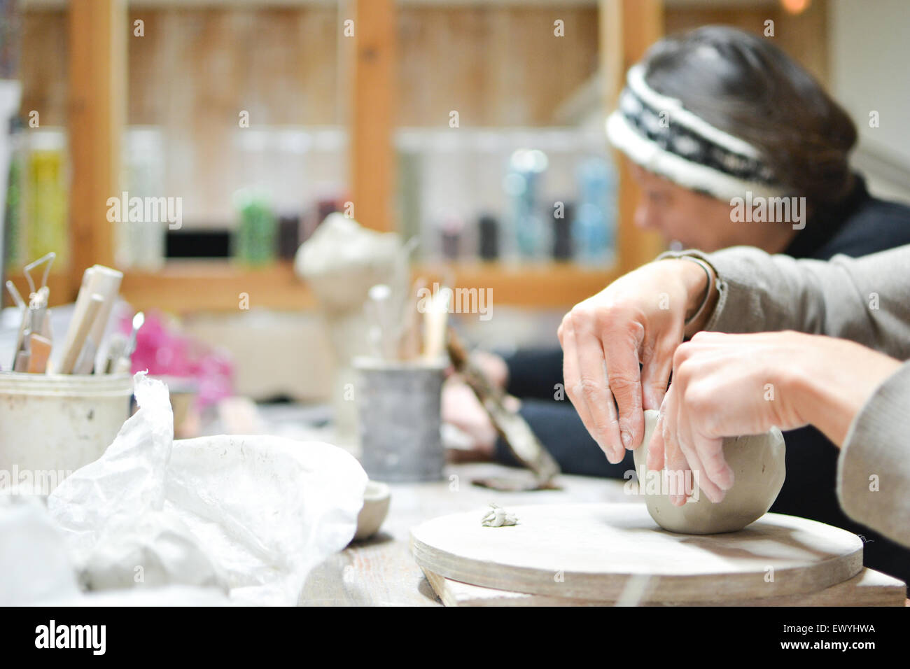 Art of pottery making hi-res stock photography and images - Alamy