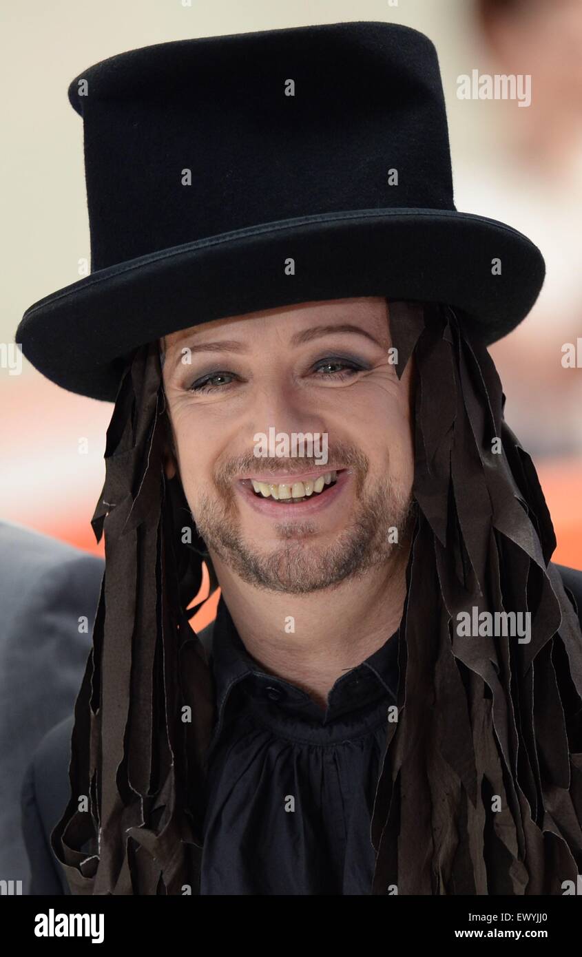 New York, NY, USA. 2nd July, 2015. Boy George on stage for NBC Today ...