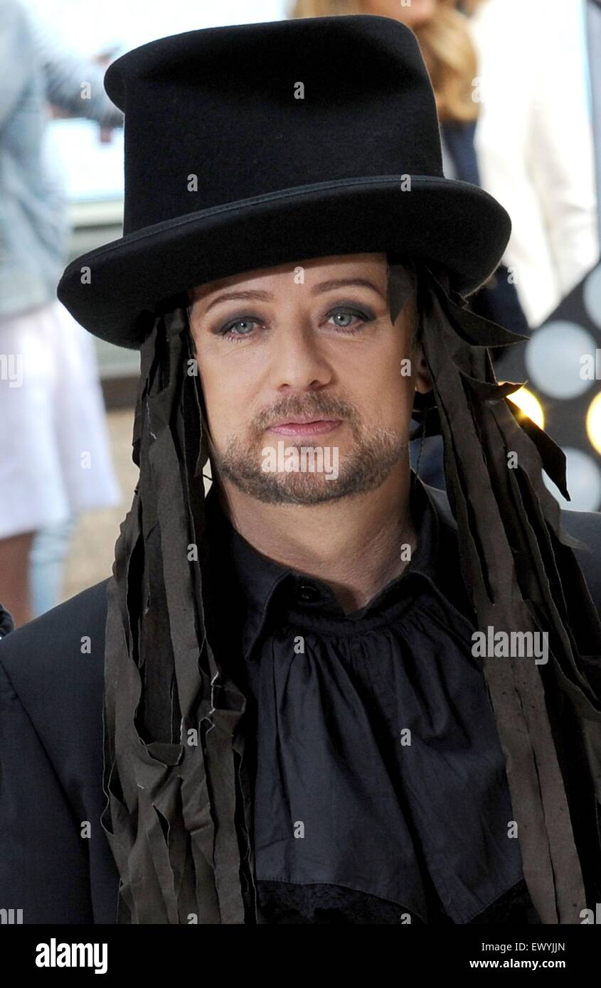 New York, NY, USA. 2nd July, 2015. Boy George on stage for NBC Today ...