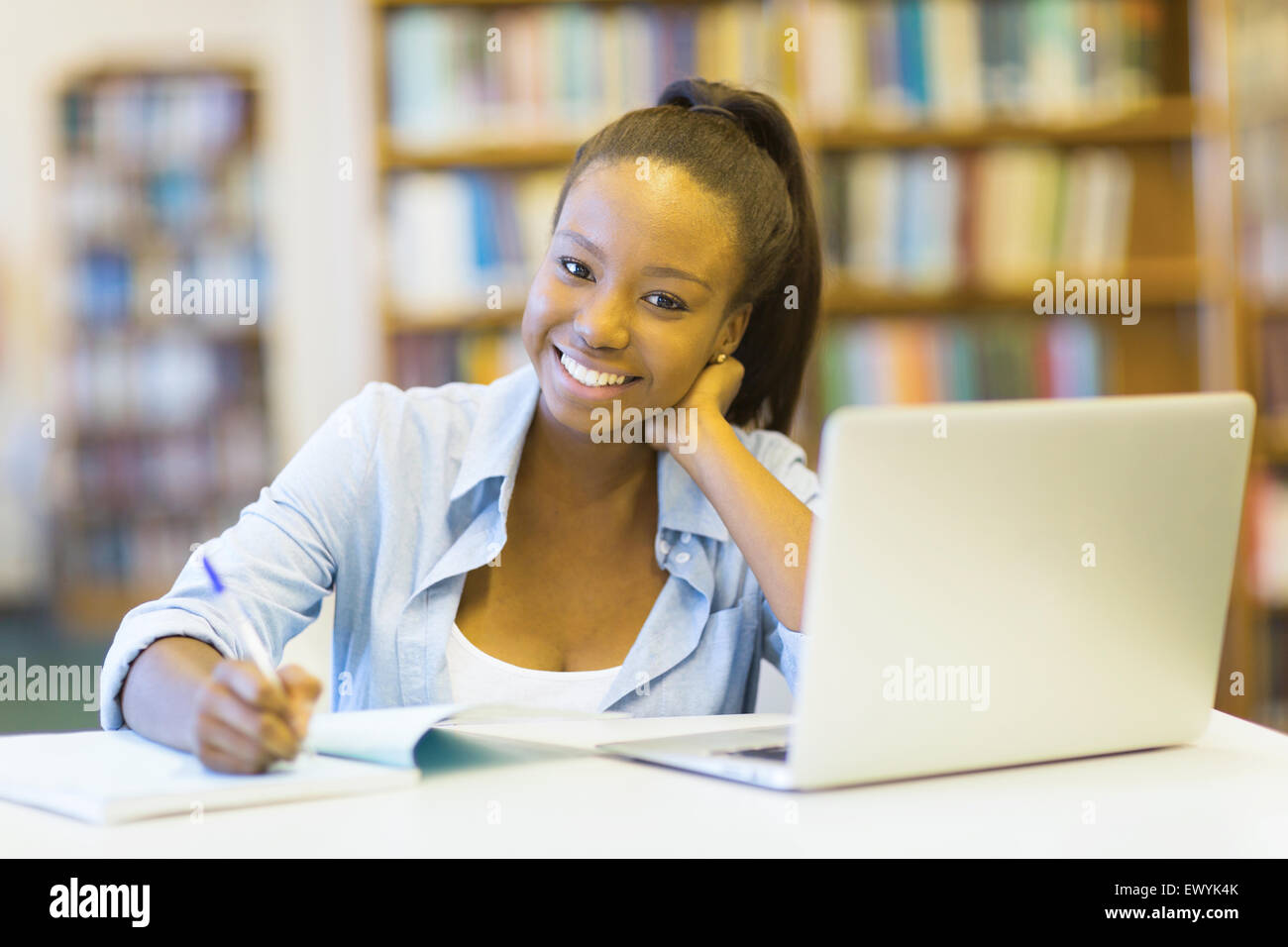 African college student laptop library hi-res stock photography and ...