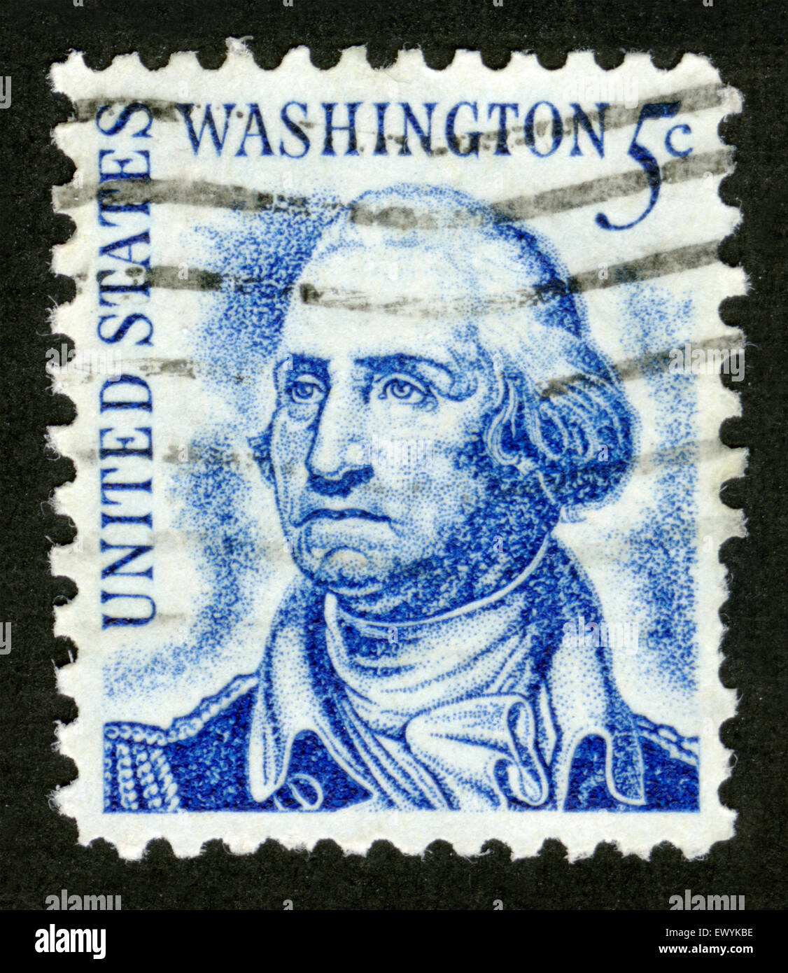 Us postage stamp washington hi-res stock photography and images - Alamy