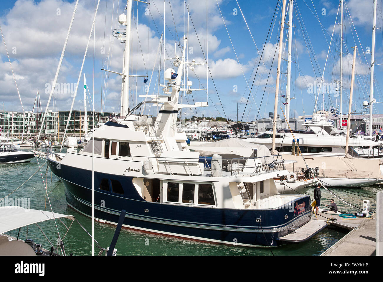 Viaduct Basin,Marina,Harbour. Auckland,New Zealand Stock Photo - Alamy