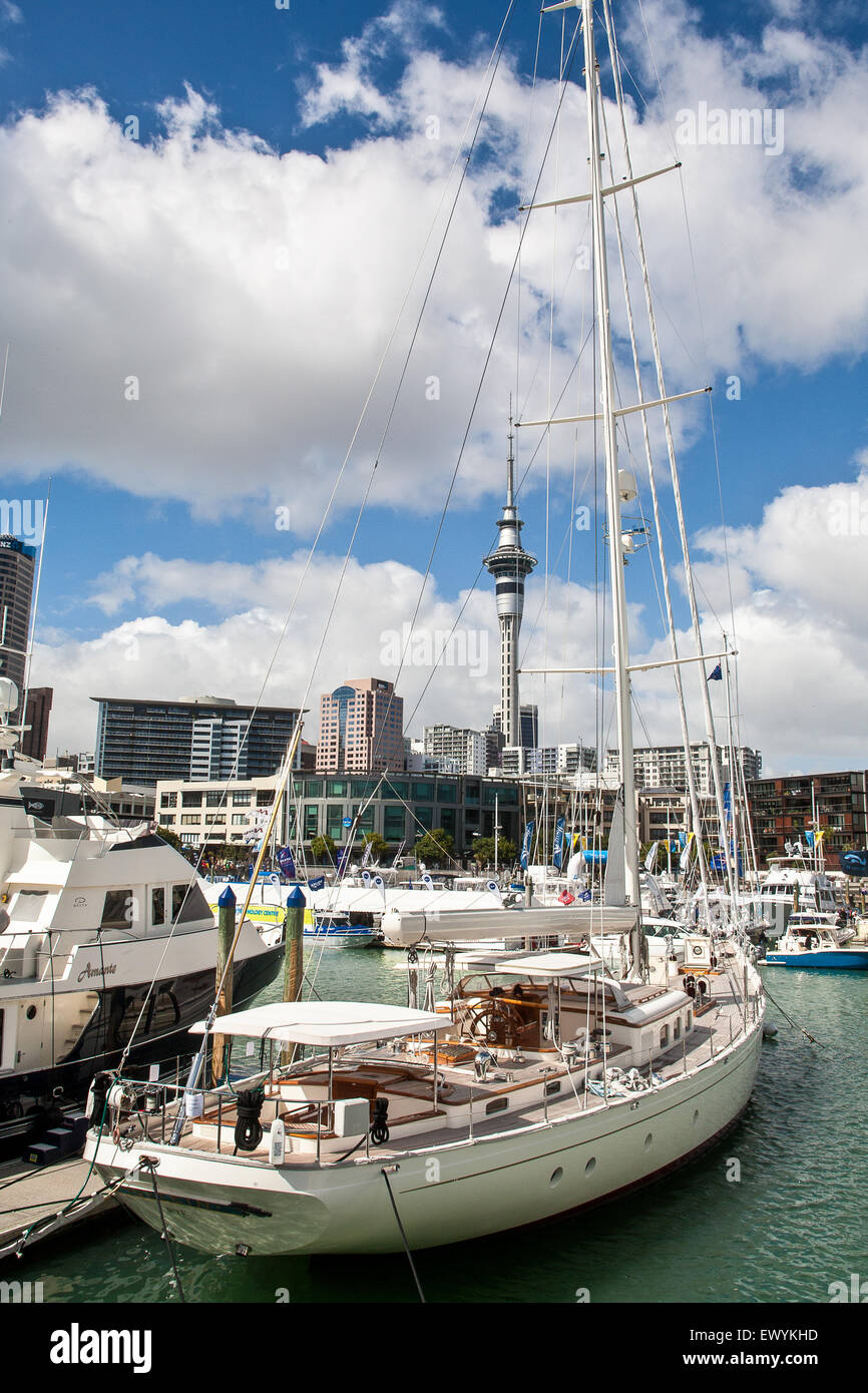 Viaduct Basin,Marina,Harbour. Auckland,New Zealand Stock Photo - Alamy