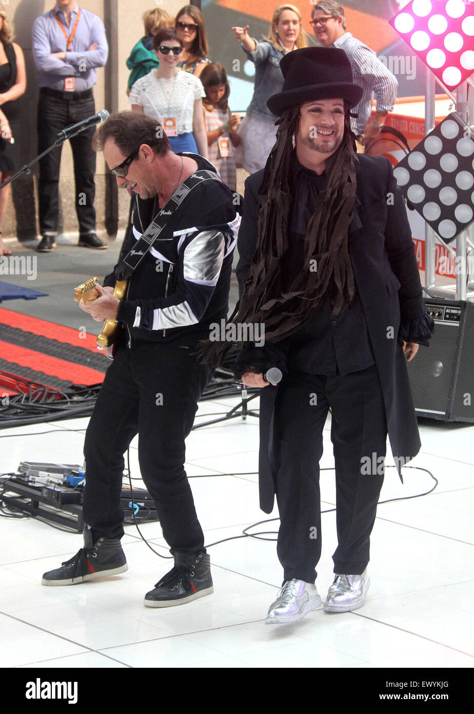 New York, New York, USA. 2nd July, 2015. Musician ROY HAY and singer ...