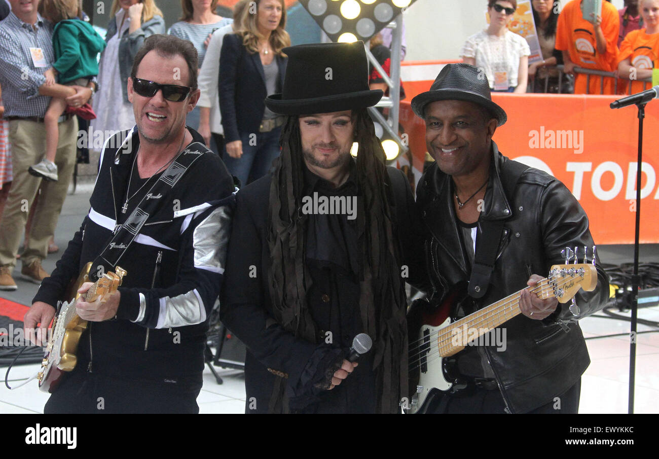 New York, New York, USA. 2nd July, 2015. Musician ROY HAY, singer BOY ...