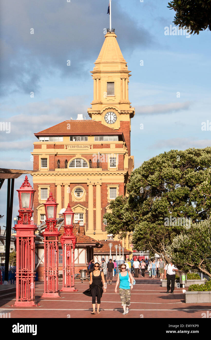 Auckland ferry terminal pier hi-res stock photography and images - Alamy